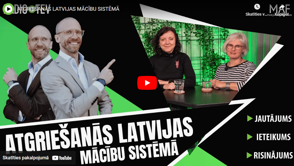 Radio TEV: Atgriešanās Latvijas mācību sistēmā - kā veiksmīgi mācību ...